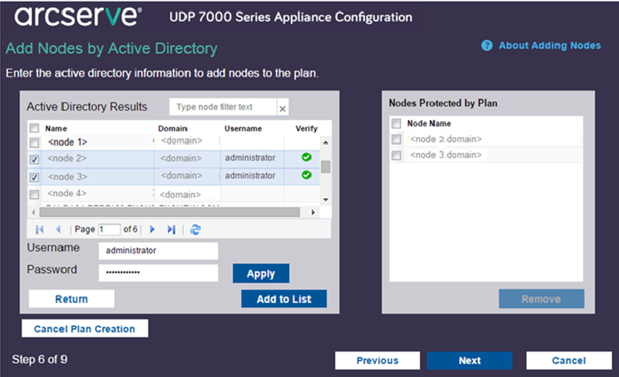 Add Nodes by Active Directory